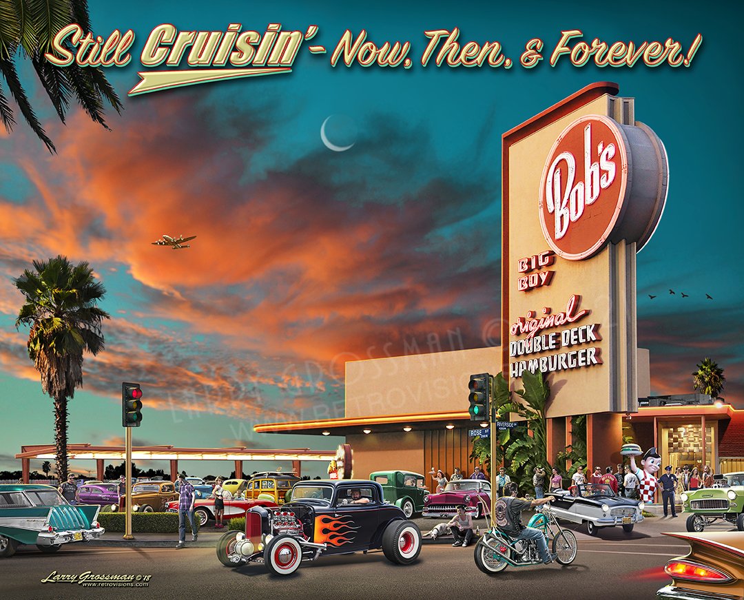 Classic Cars & Car Scenes by Larry Grossman — Tate Licensing