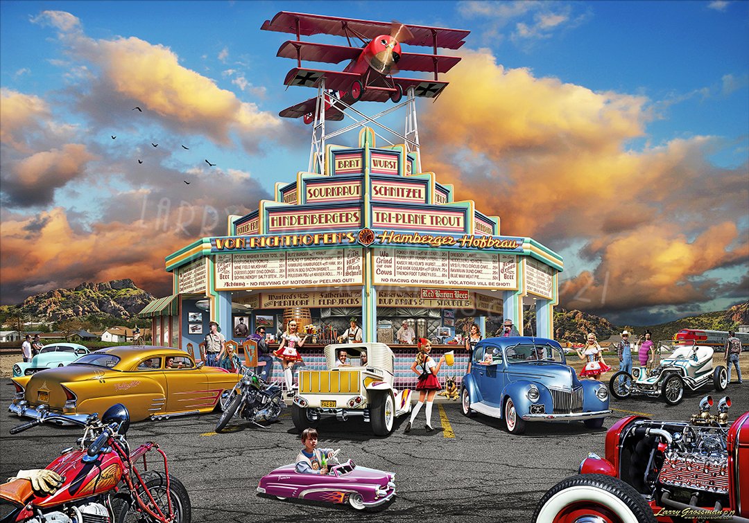 Classic Cars & Car Scenes by Larry Grossman — Tate Licensing