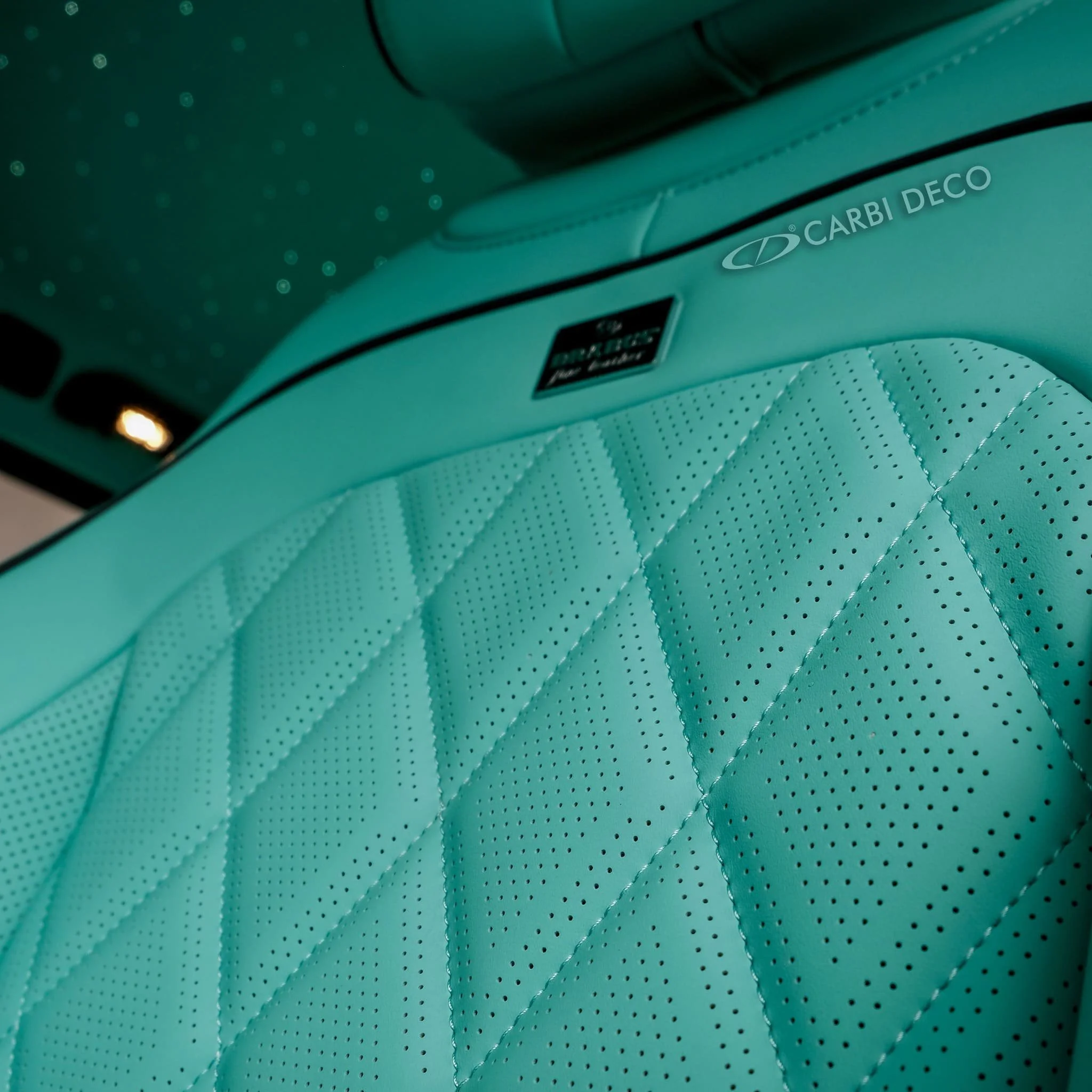 Mercedes Benz G63 AMG W464 Tiffany Blue Custom Interior — CARBI DECO