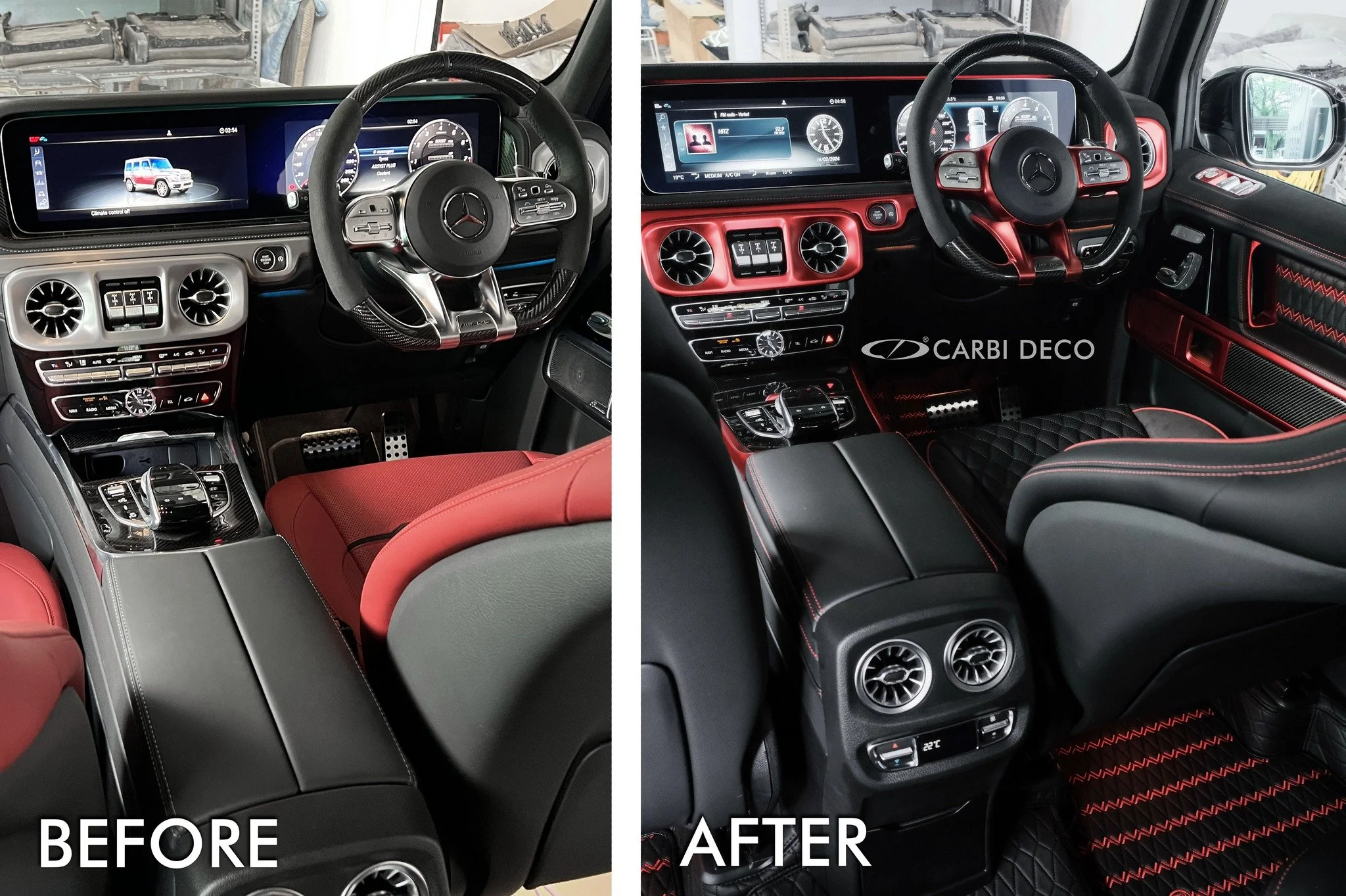 Mercedes Benz G63 Convert Brabus Rocket Custom Interior G63 W464 ...