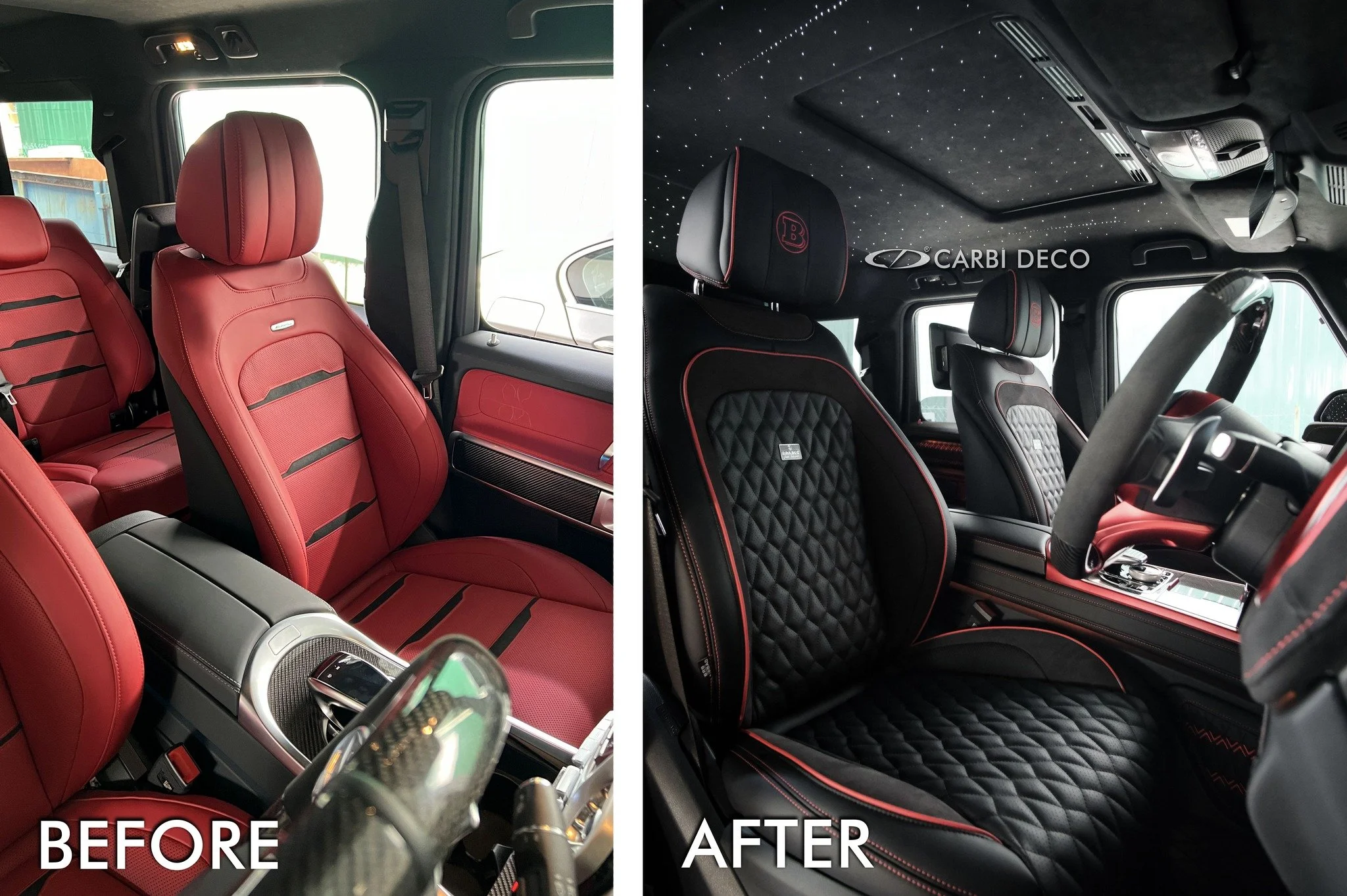 Mercedes Benz G63 Convert Brabus Rocket Custom Interior G63 W464 ...