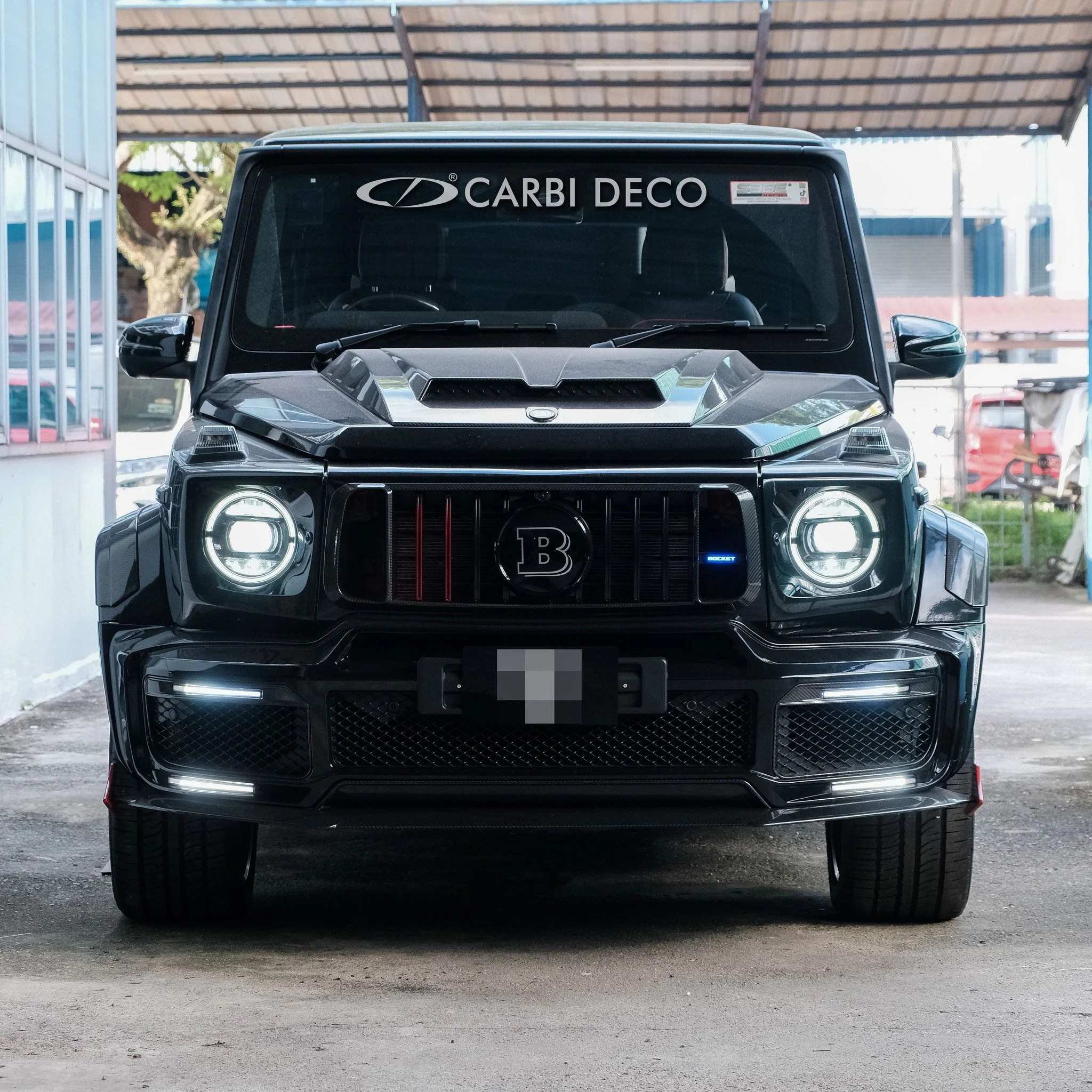 Mercedes Benz G63 Convert Brabus Rocket Custom Interior G63 W464 ...