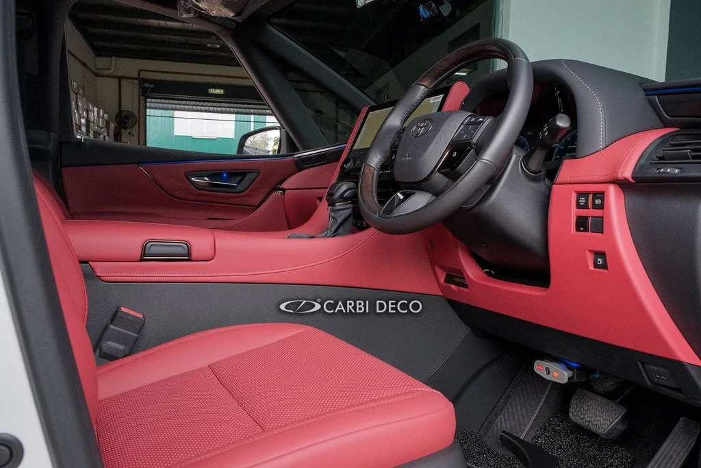 Toyota Alphard Z AGH40 Custom Leather Pilot Seats Custom Red Interior ...