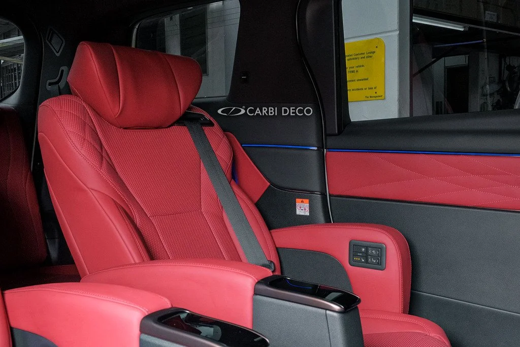 Toyota Alphard Z AGH40 Custom Leather Pilot Seats Custom Red Interior ...