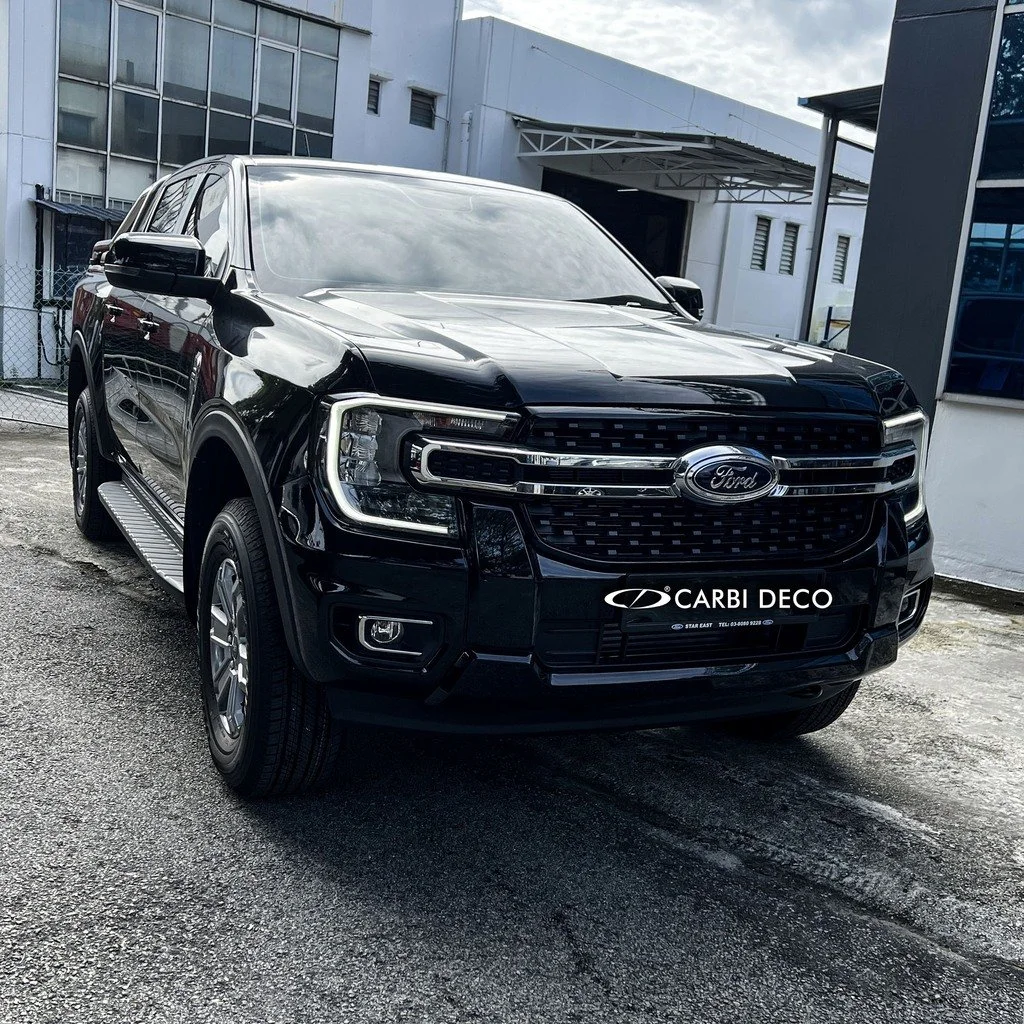 Ford Ranger T9 Custom Leather Seats with Door Handles — CARBI DECO