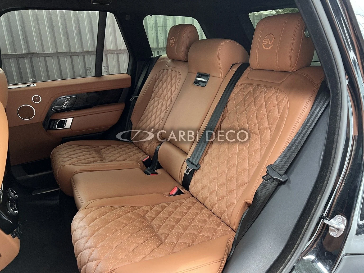 Range Rover L405 Custom Leather Seats and Interior Brown — CARBI DECO
