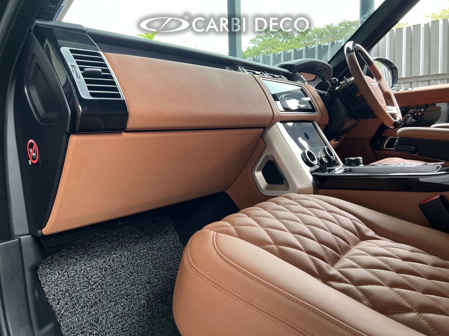 Range Rover L405 Custom Leather Seats and Interior Brown — CARBI DECO