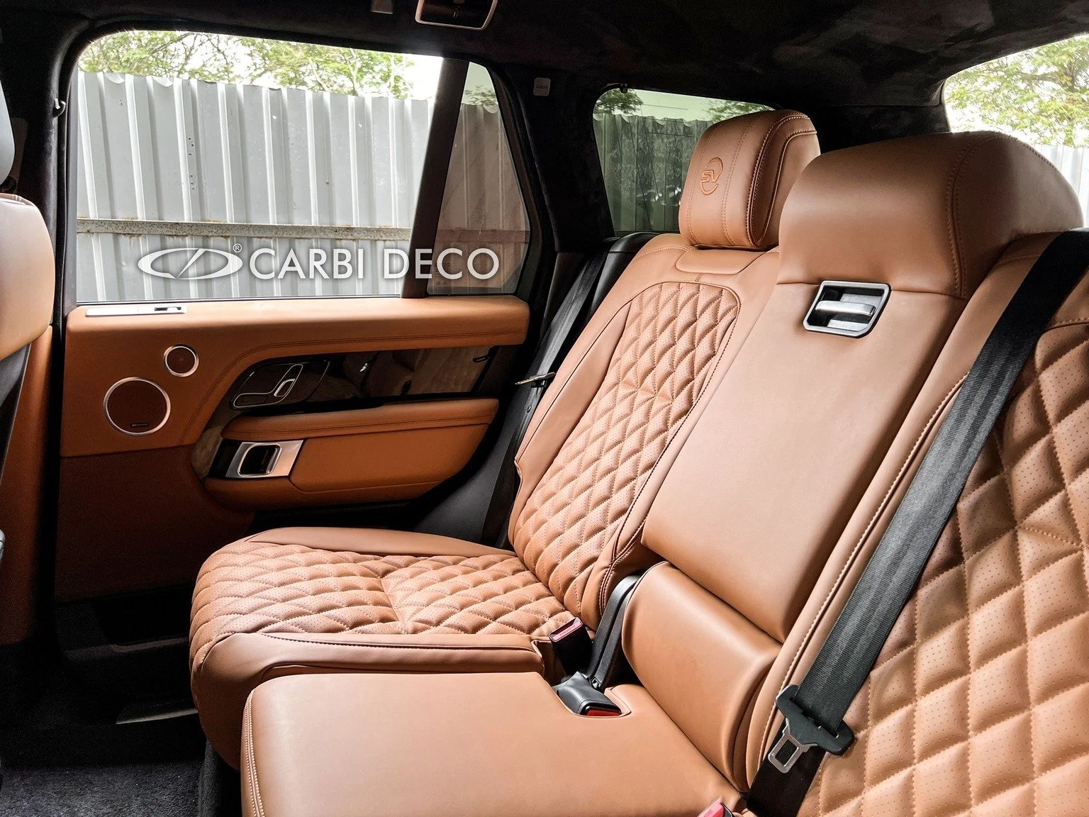 Range Rover L405 Custom Leather Seats and Interior Brown — CARBI DECO