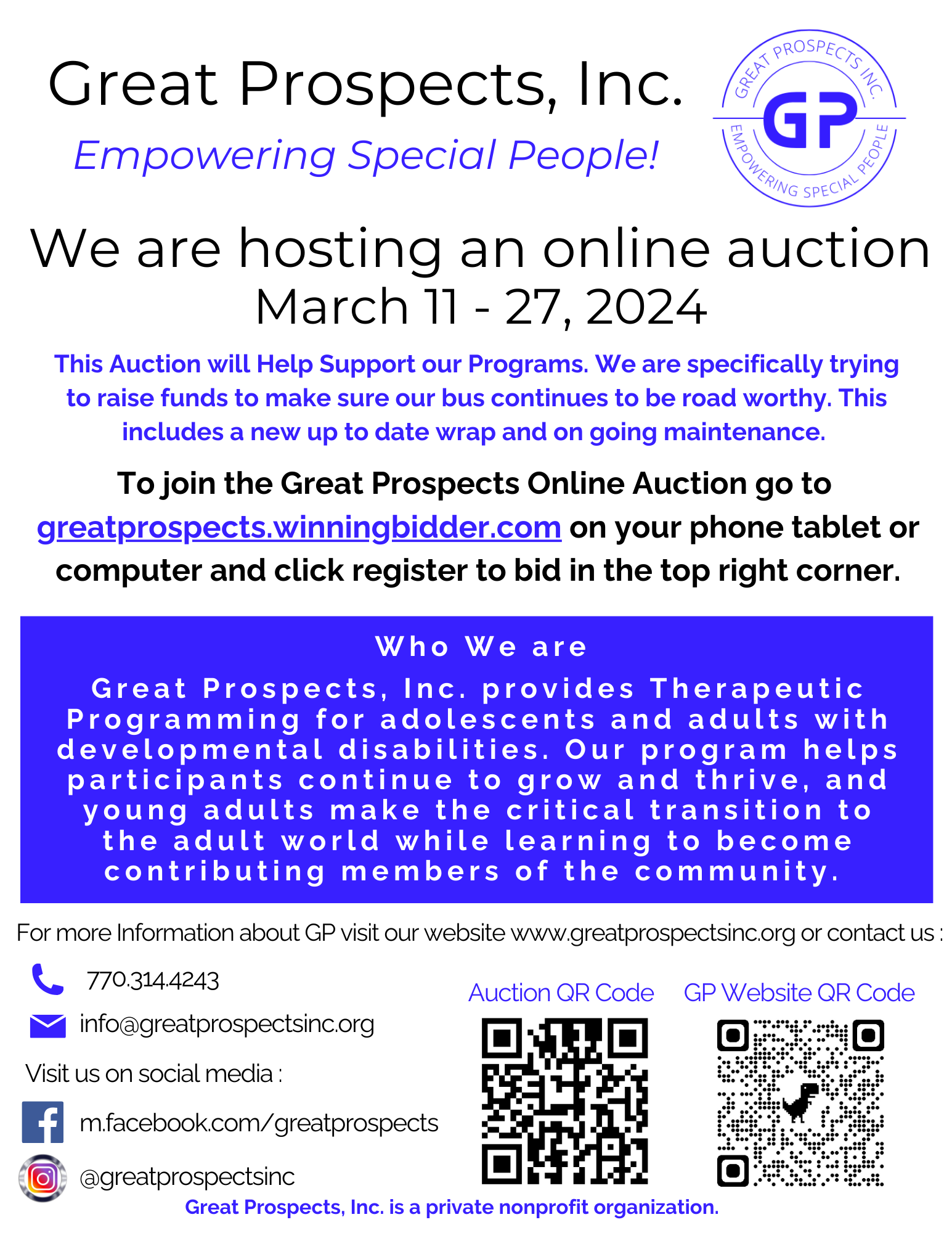 Great Prospects Inc.