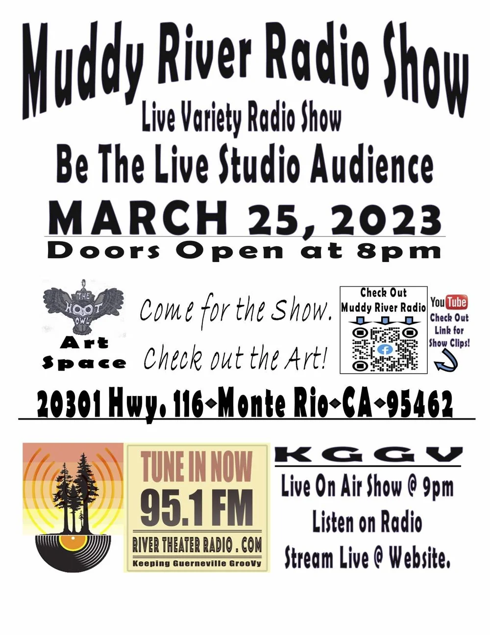 River Theater Radio — River Theater Radio, KGGV, Guerneville, CA