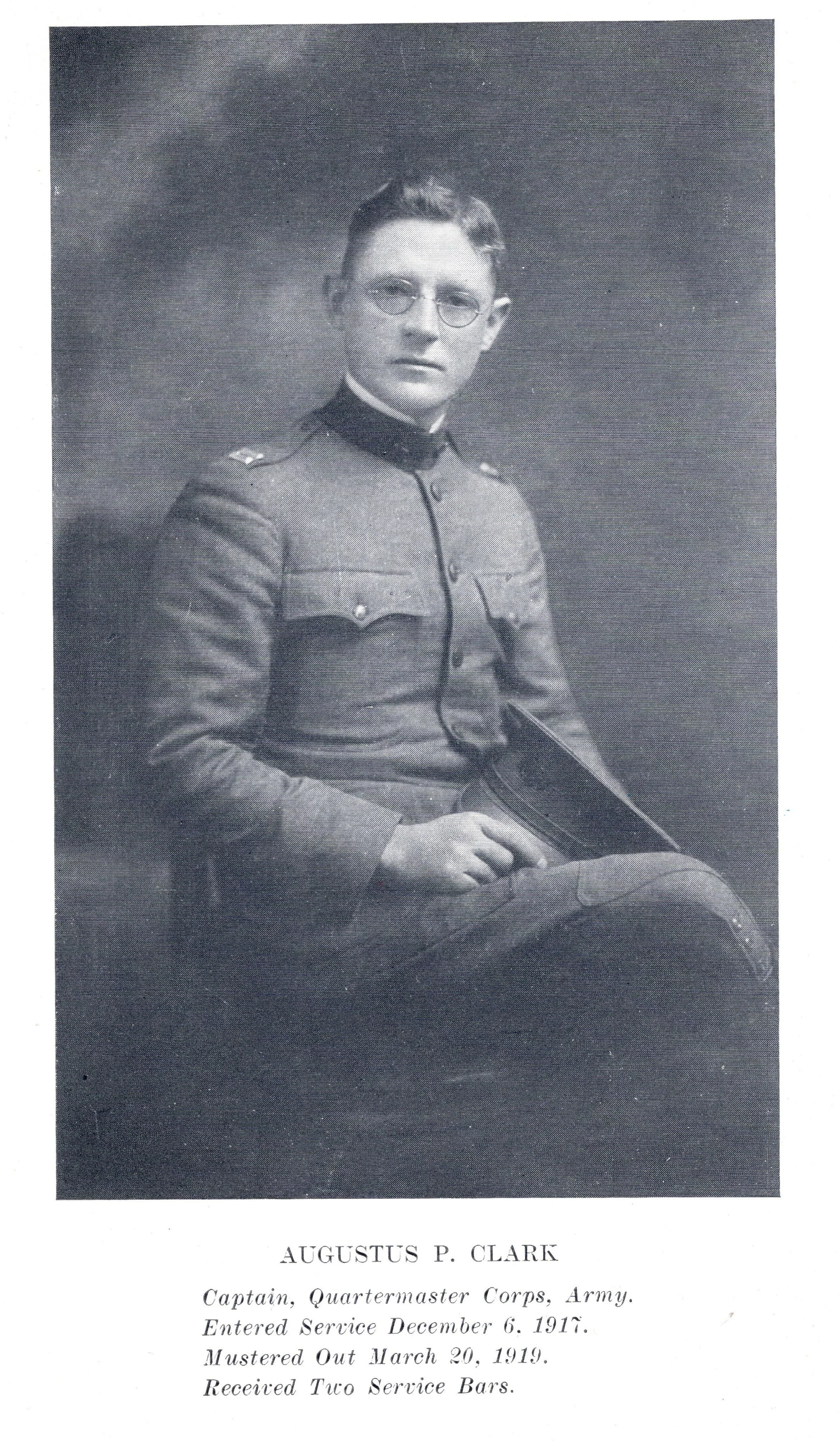 Clark, Augustus P. — The American Masonic Great War Project