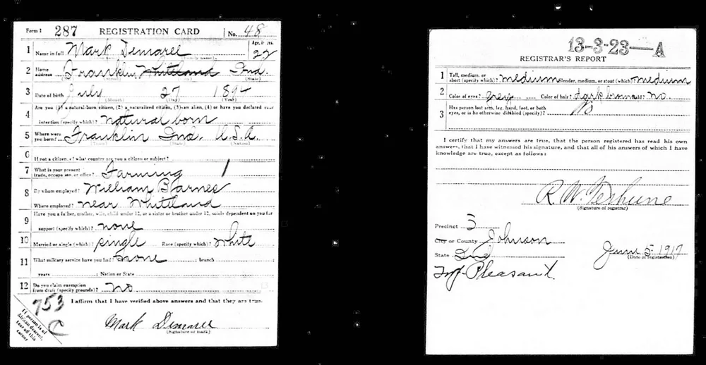 Demaree, Mark Winchester — The American Masonic Great War Project