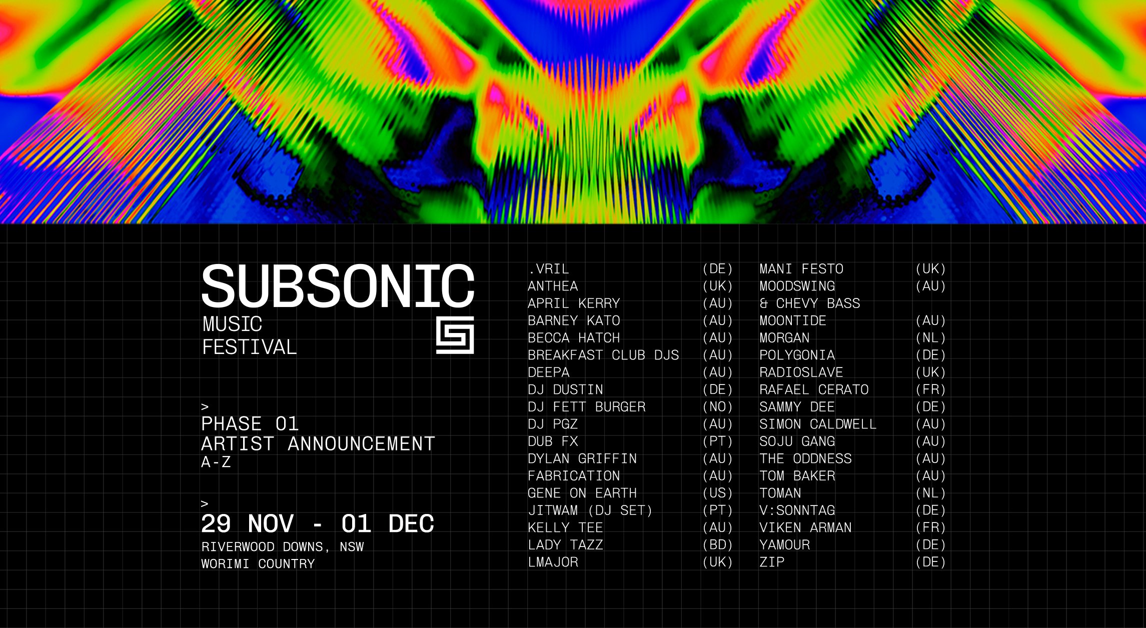 SUBSONIC unveils phase one!