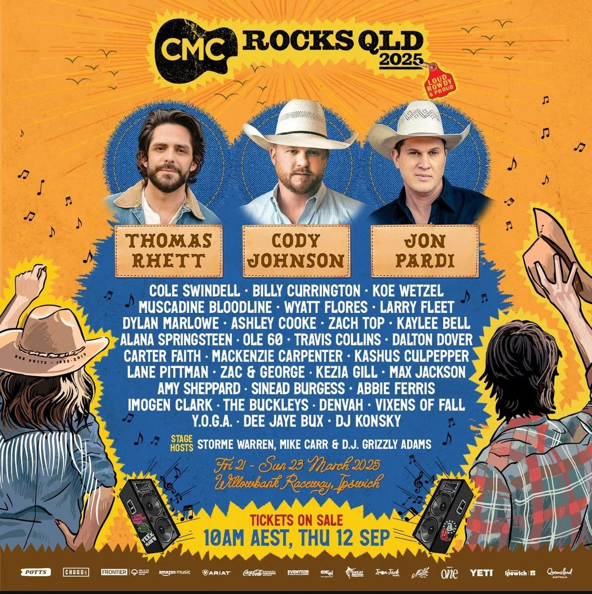 CMC Rocks 2025 will be country heaven!