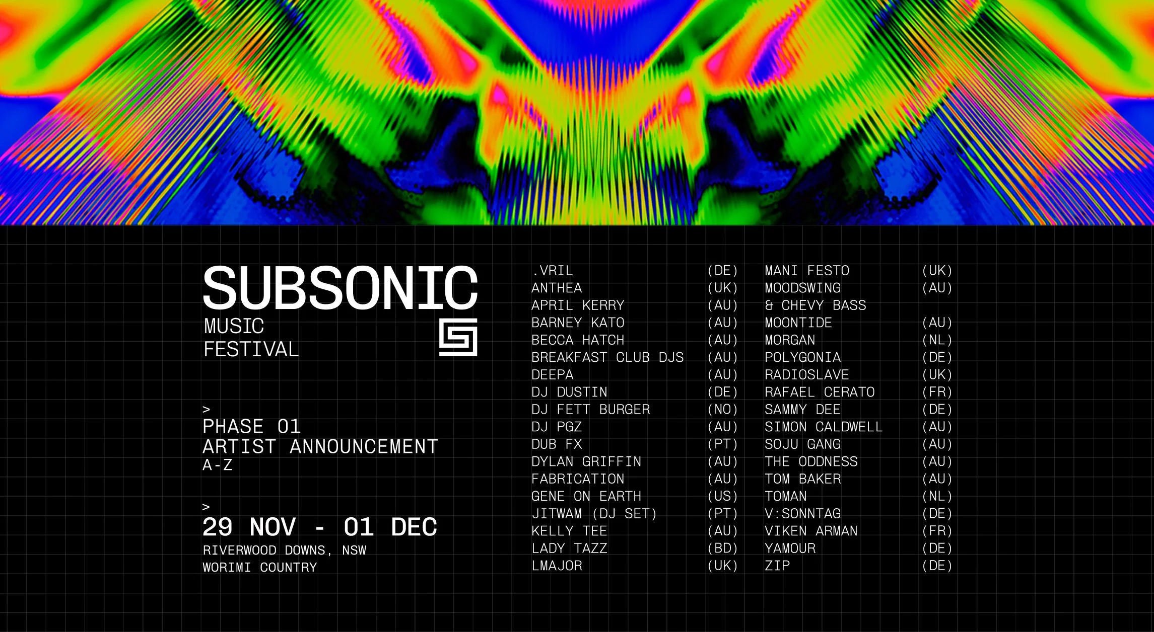 SUBSONIC unveils phase one!