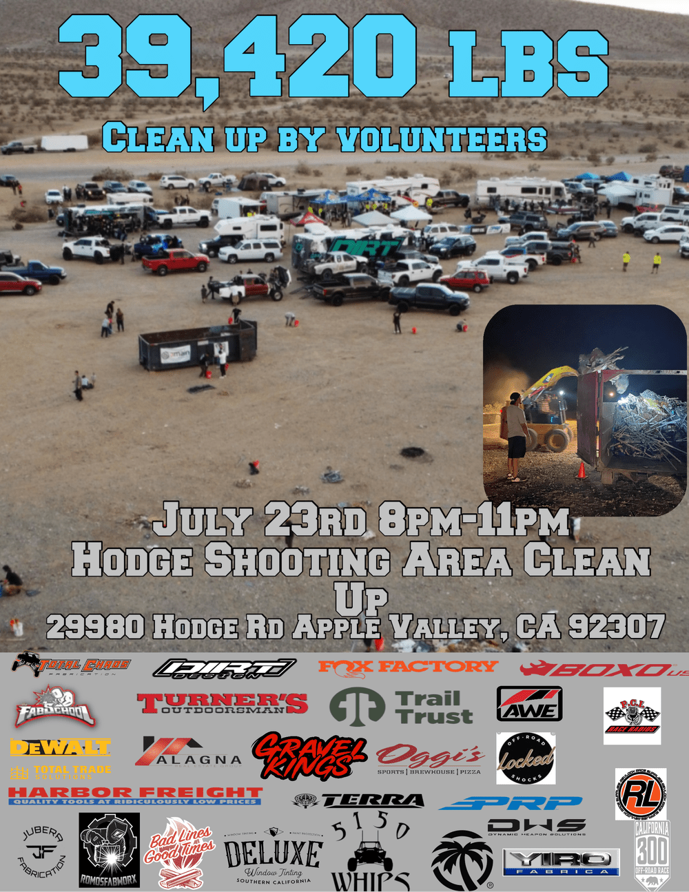 2022 Hodge Road Clean-Up — Clean Dezert