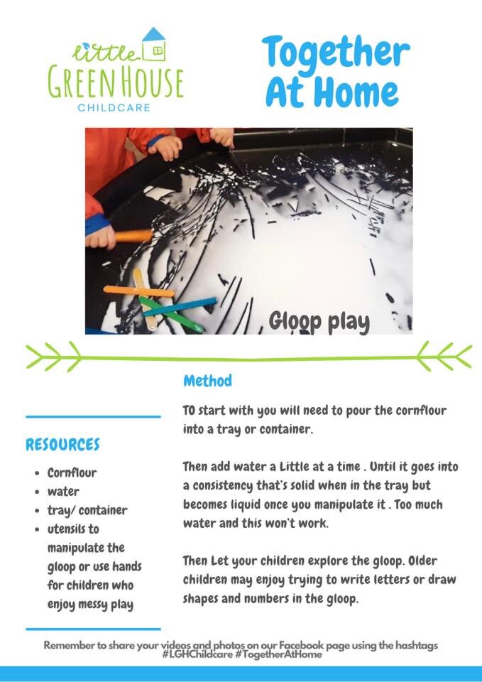 Gloop play — Little Green House Childcare