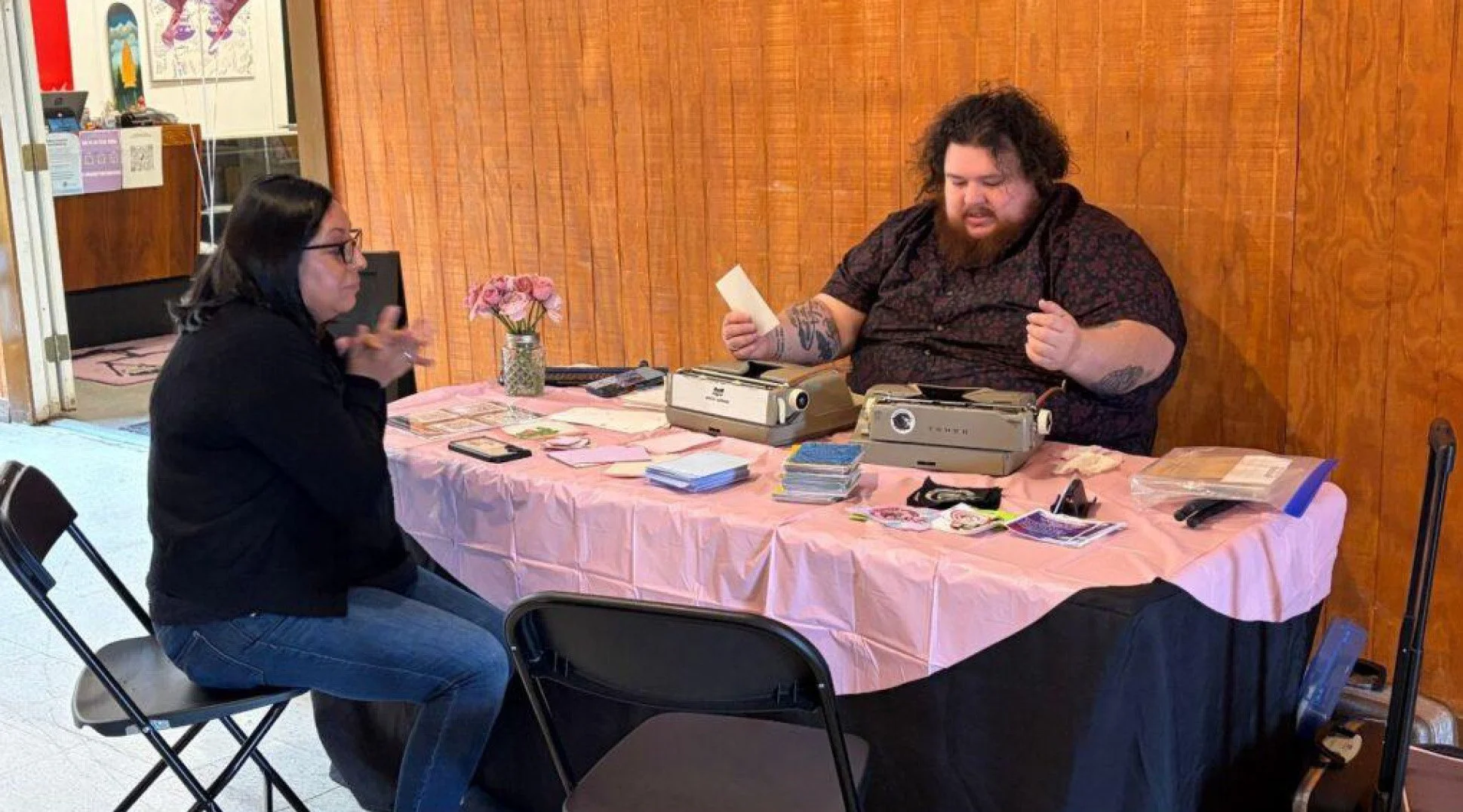 Equipped With Two Vintage Typewriters, A Chicano Poet Lets the Universe ...