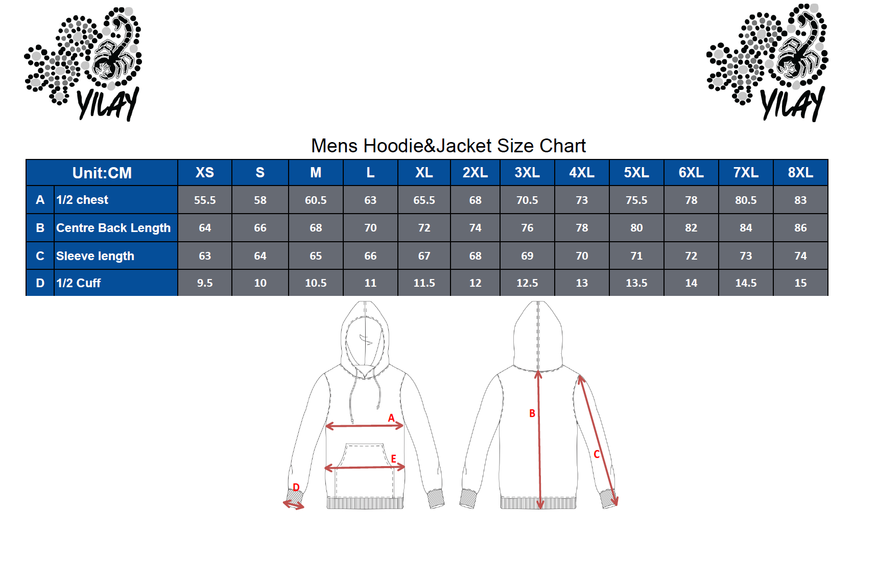 Moving Forward Together - Full Zipper Hoodie - MEN'S — Yilay