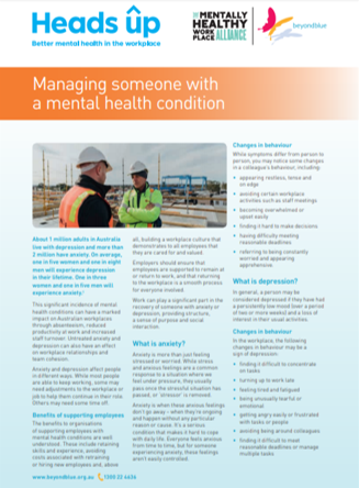 Managing Someone With A Mental Health Condition Mentally Healthy