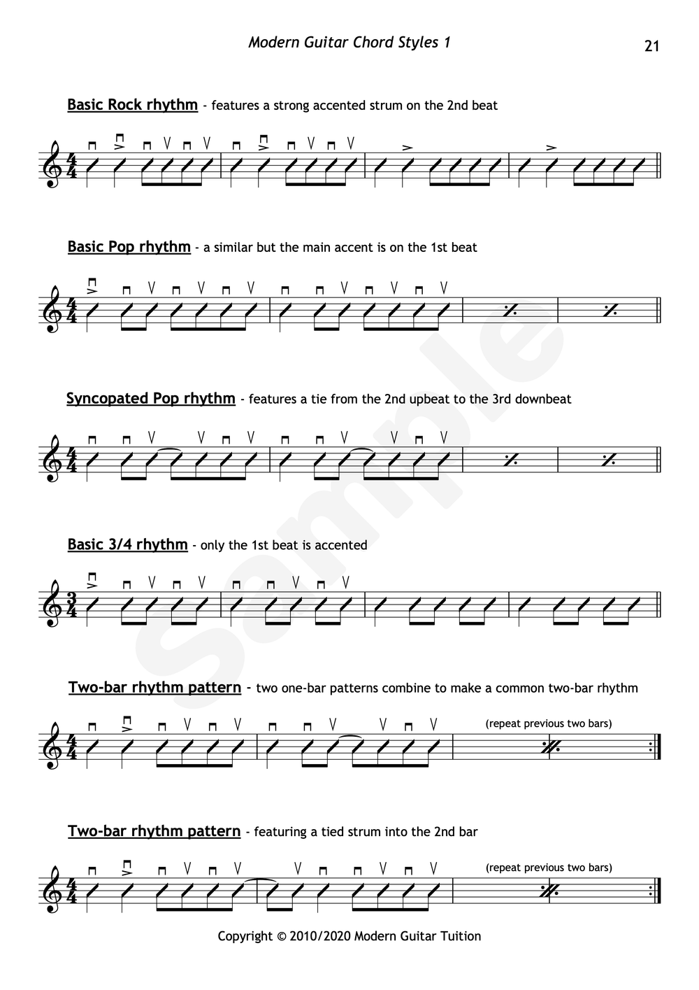 Beginner Bundle - Beginner Guitar PDF Ebooks | Modern Guitar Tuition