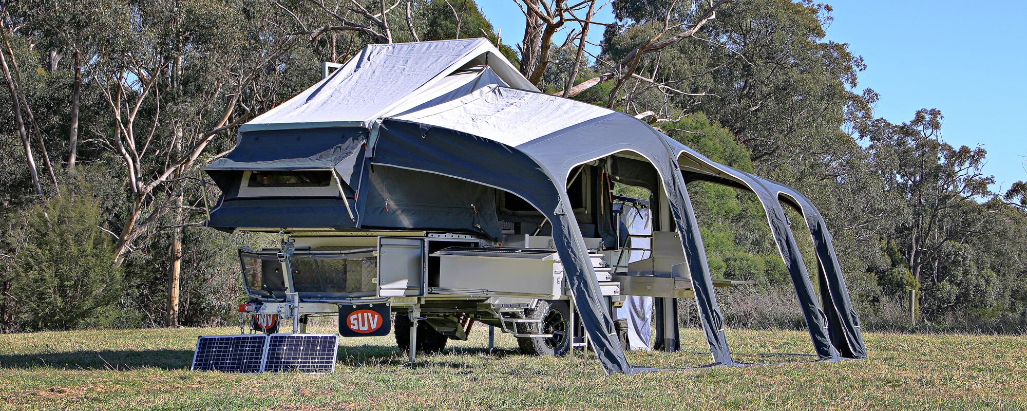 SUV GT Mega 4 SUV Offroad Camper Trailer | Silverback Campers ...