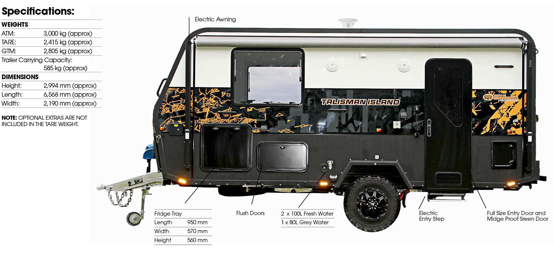 SUV-TALISMAN-ISLAND-TS16 — Silverback Campers