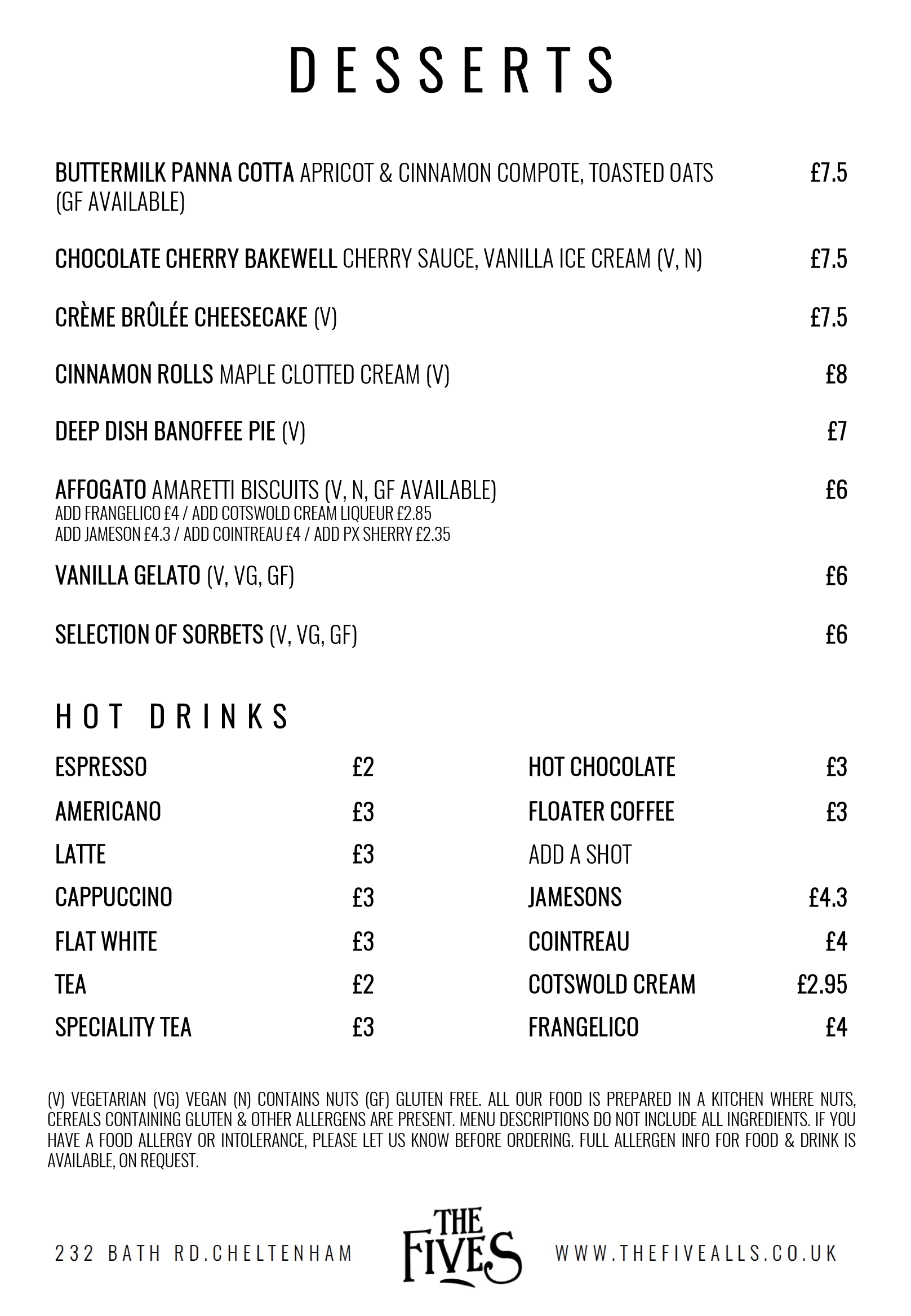 The Five Alls, Cheltenham