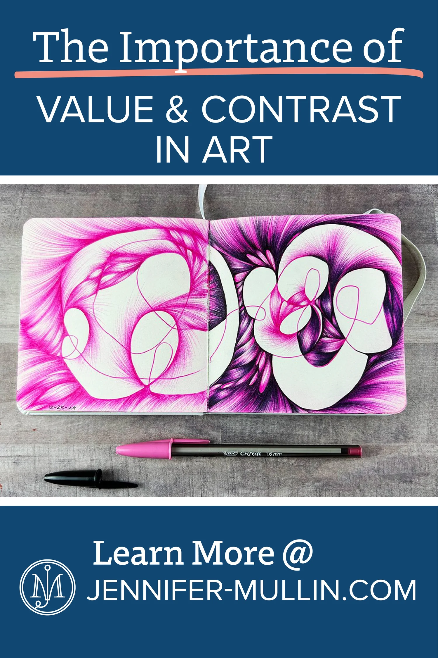 The Importance of Value & Contrast in Art — Jennifer Mullin - Ballpoint ...