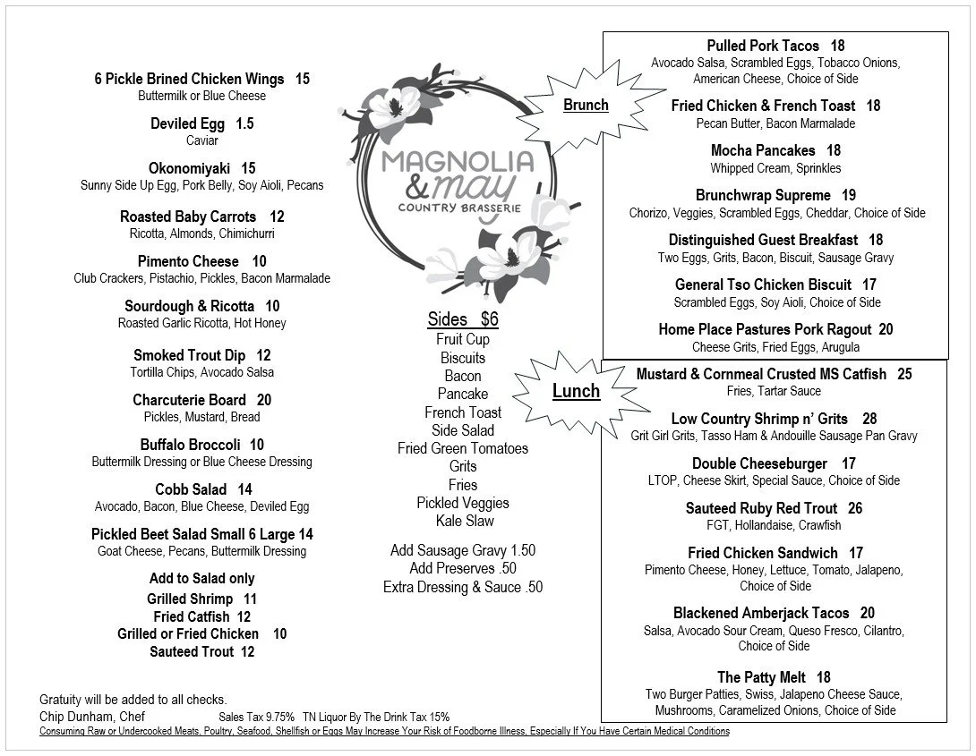 Memphis' Best Brunch is at Magnolia & May — Magnolia & May
