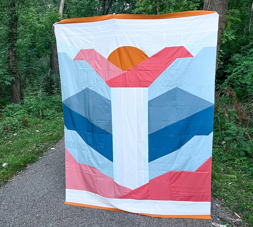 Yellowstone Falls Quilt — Alderwood Studio • Modern Quilts for Modern Life