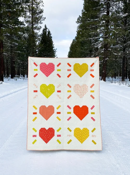 Modern Heart Quilts for Valentine's Day — Alderwood Studio • Modern ...