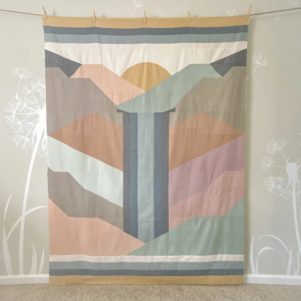 Yellowstone Falls Quilt — Alderwood Studio • Modern Quilts for Modern Life