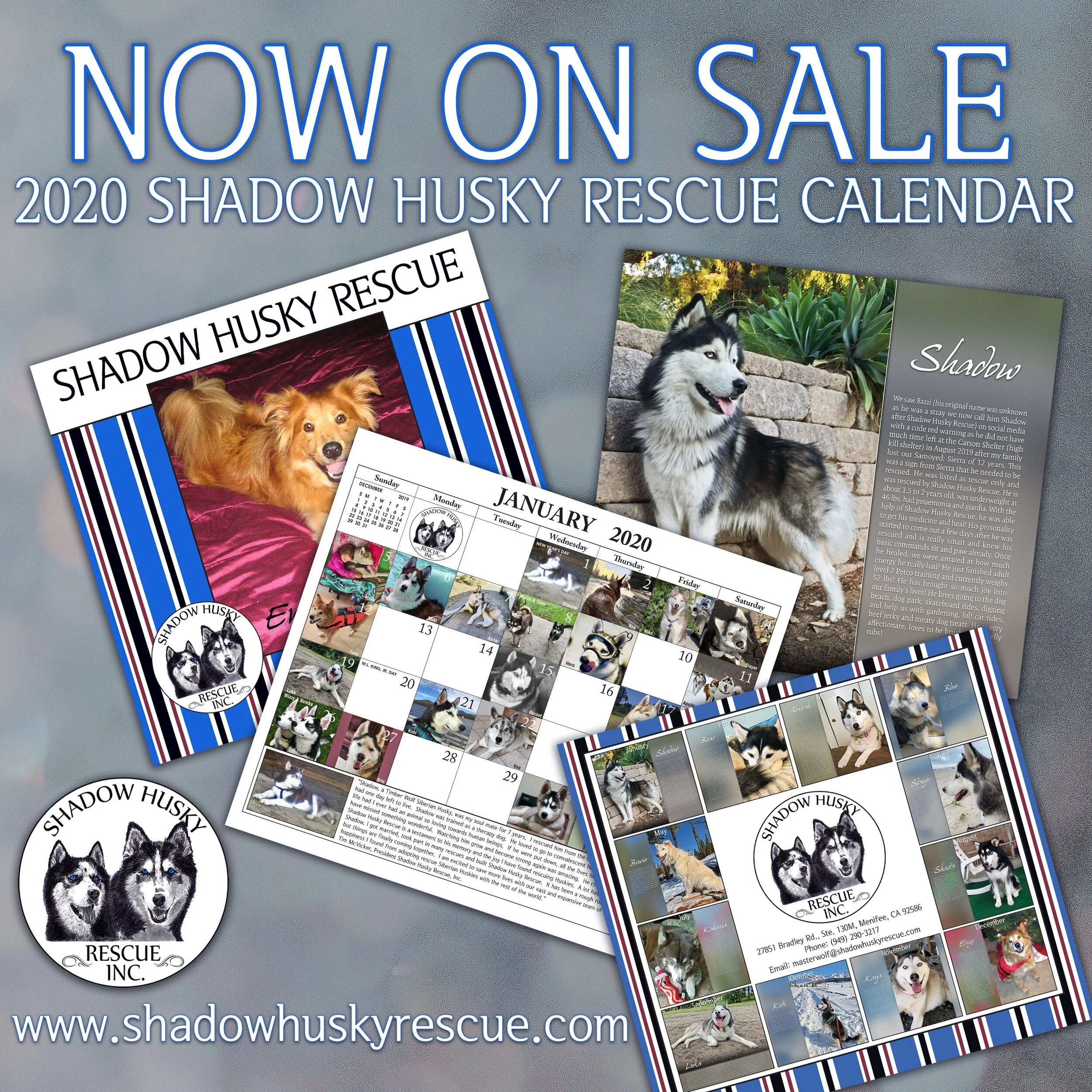 Order a Calendar — Shadow Husky Rescue, Inc.