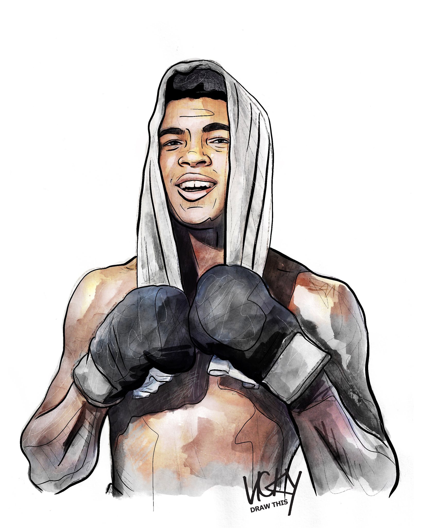 Muhammad Ali Drawing