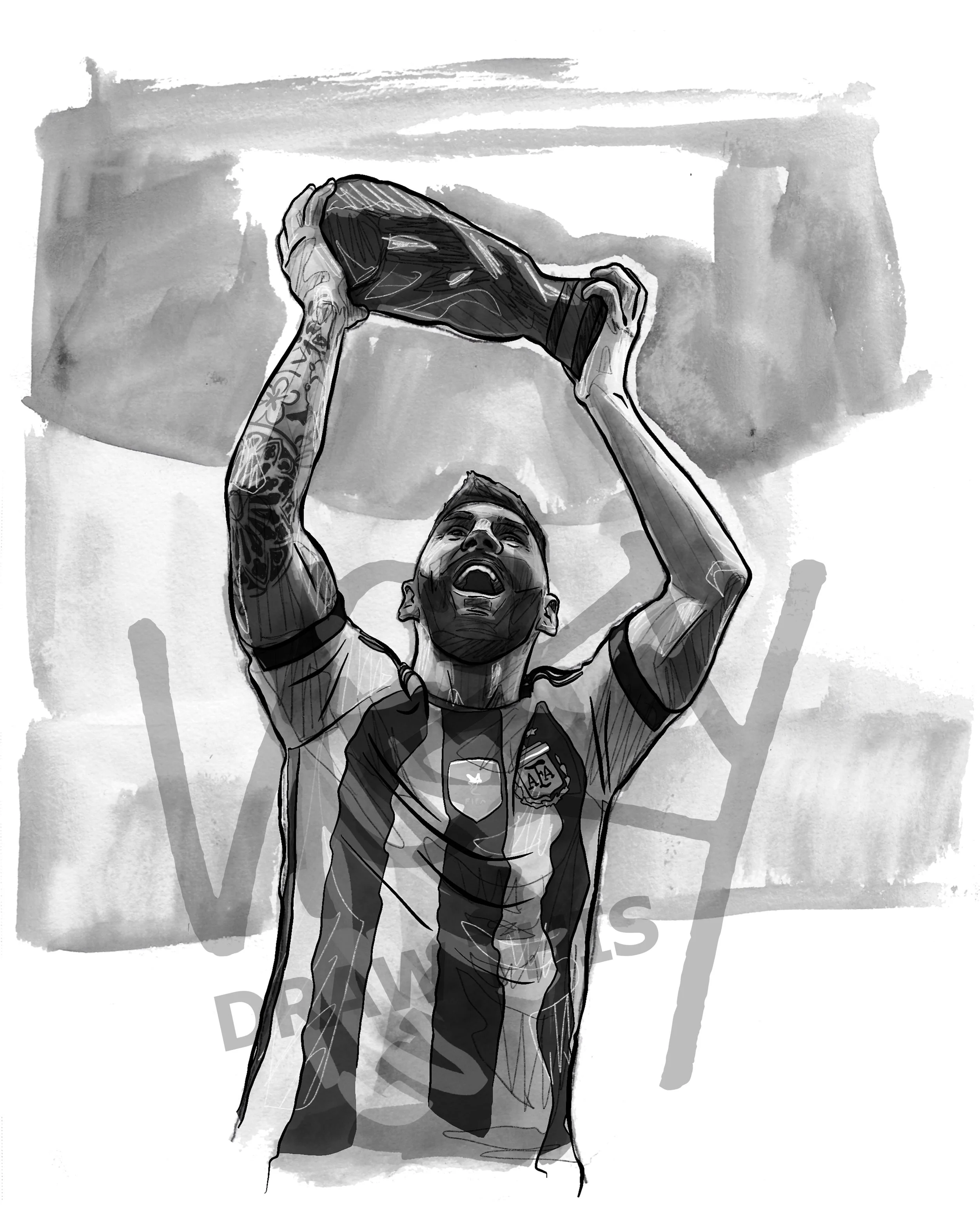 How To Draw Messi Lionel Messi