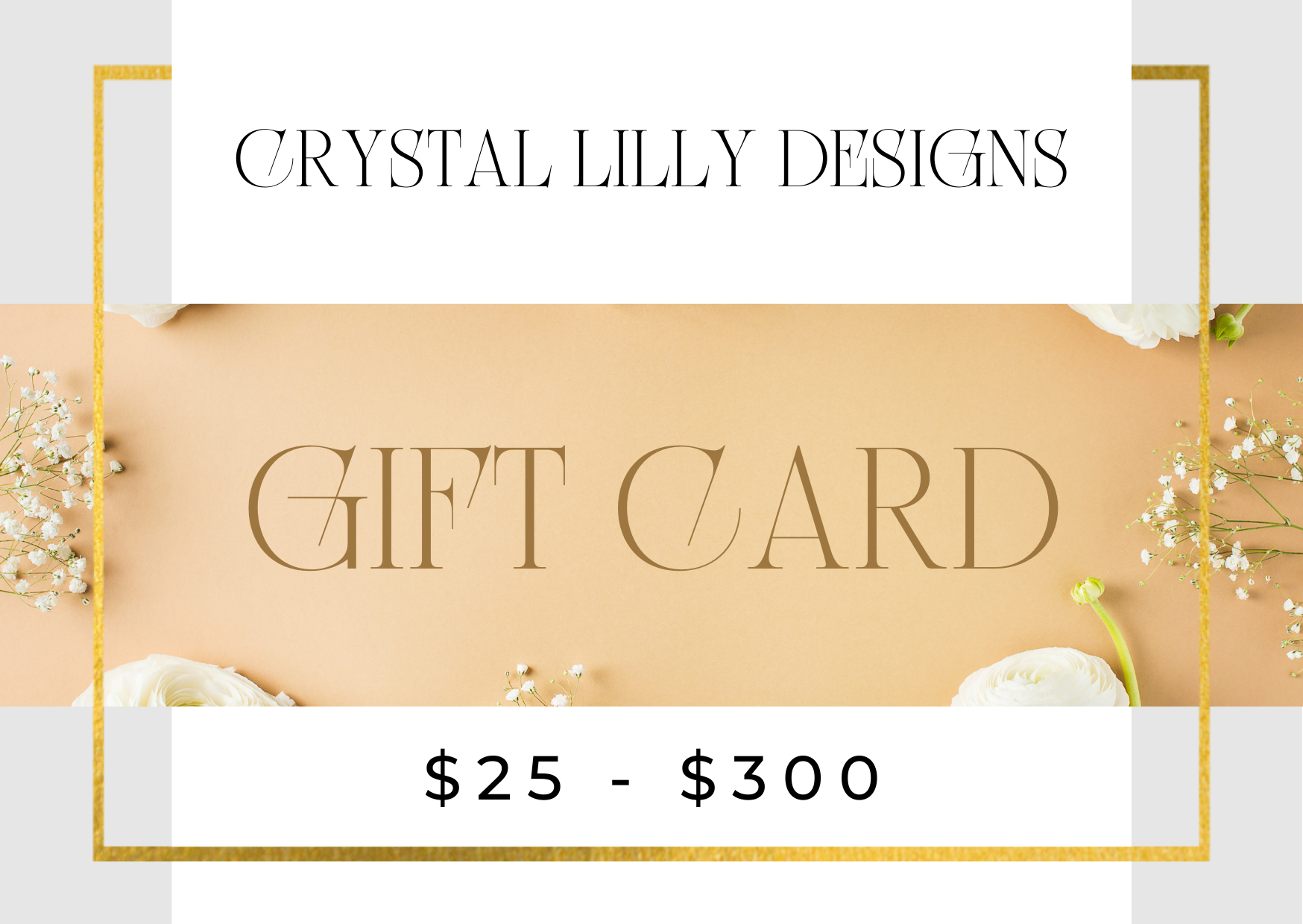 Store Gift Certificate Template