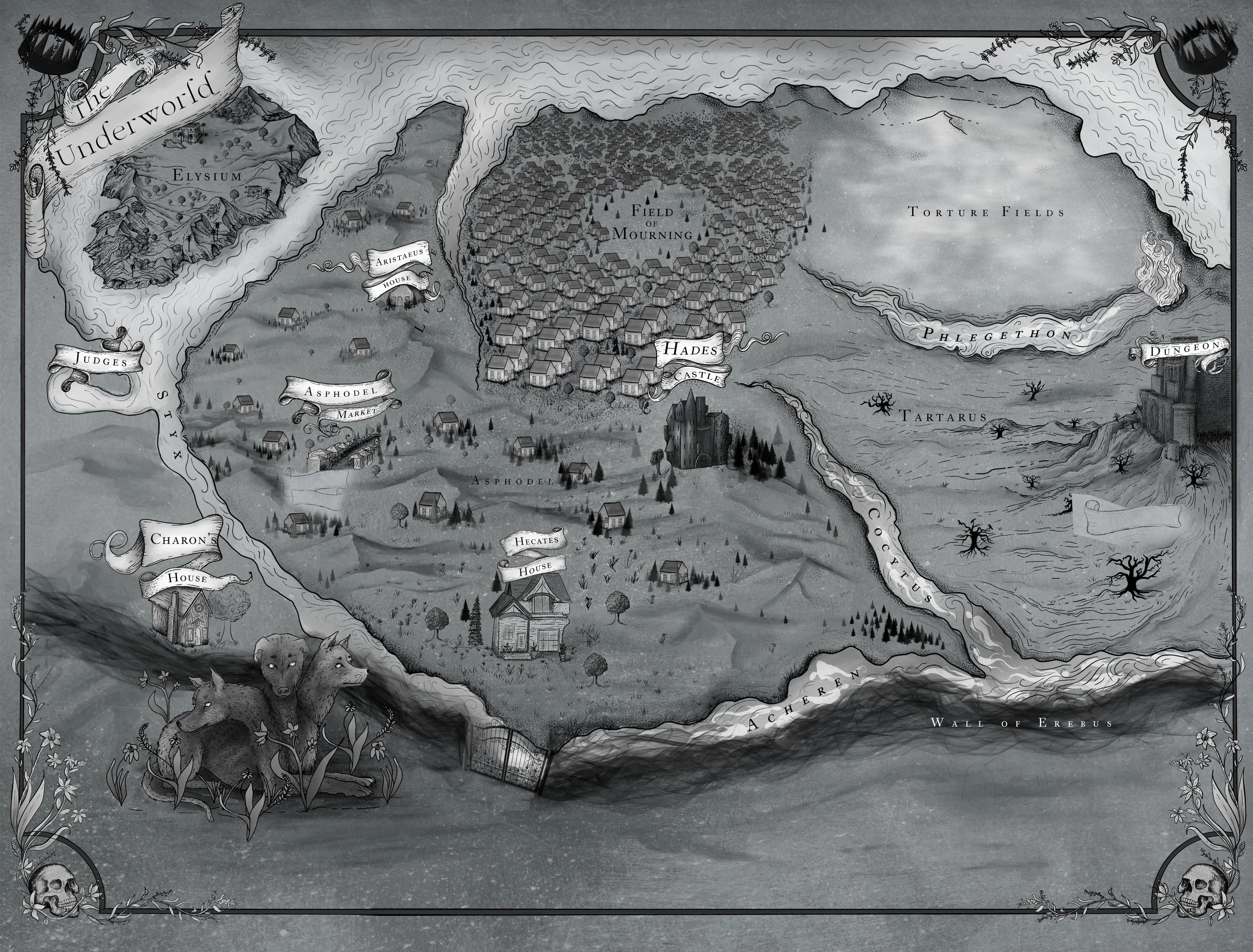 Map Illustrations — Covers by Violet