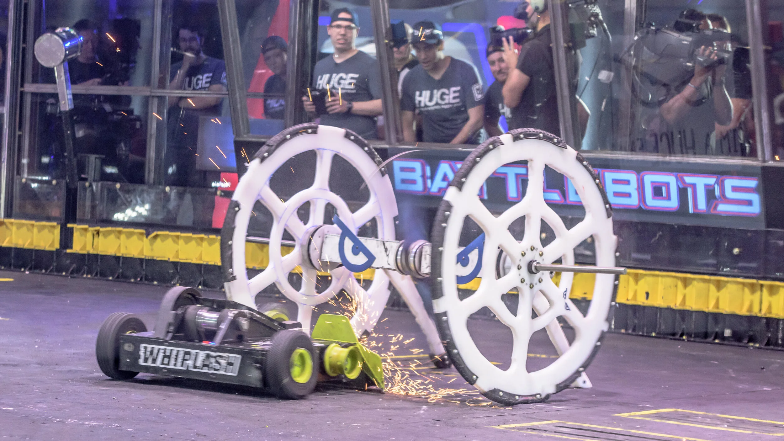 HUGE vs. Whiplash | Blog | Team HUGE Battlebots Blog