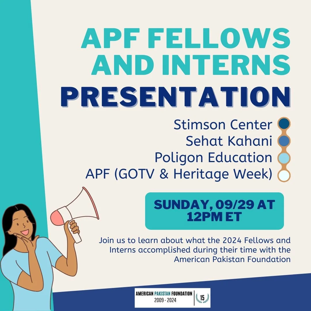 Upcoming Events — American Pakistan Foundation