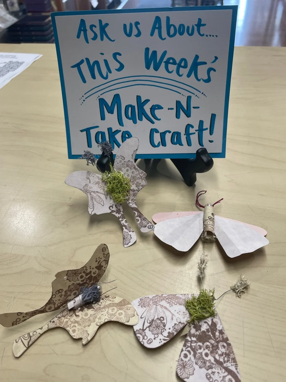 Paper Moths Craft — Art & Happiness