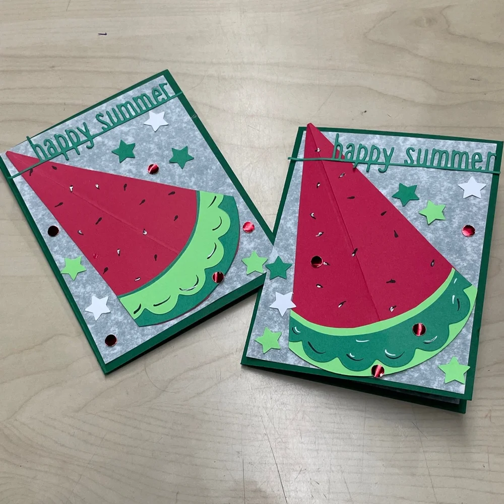 Watermelon Card Craft — Art & Happiness