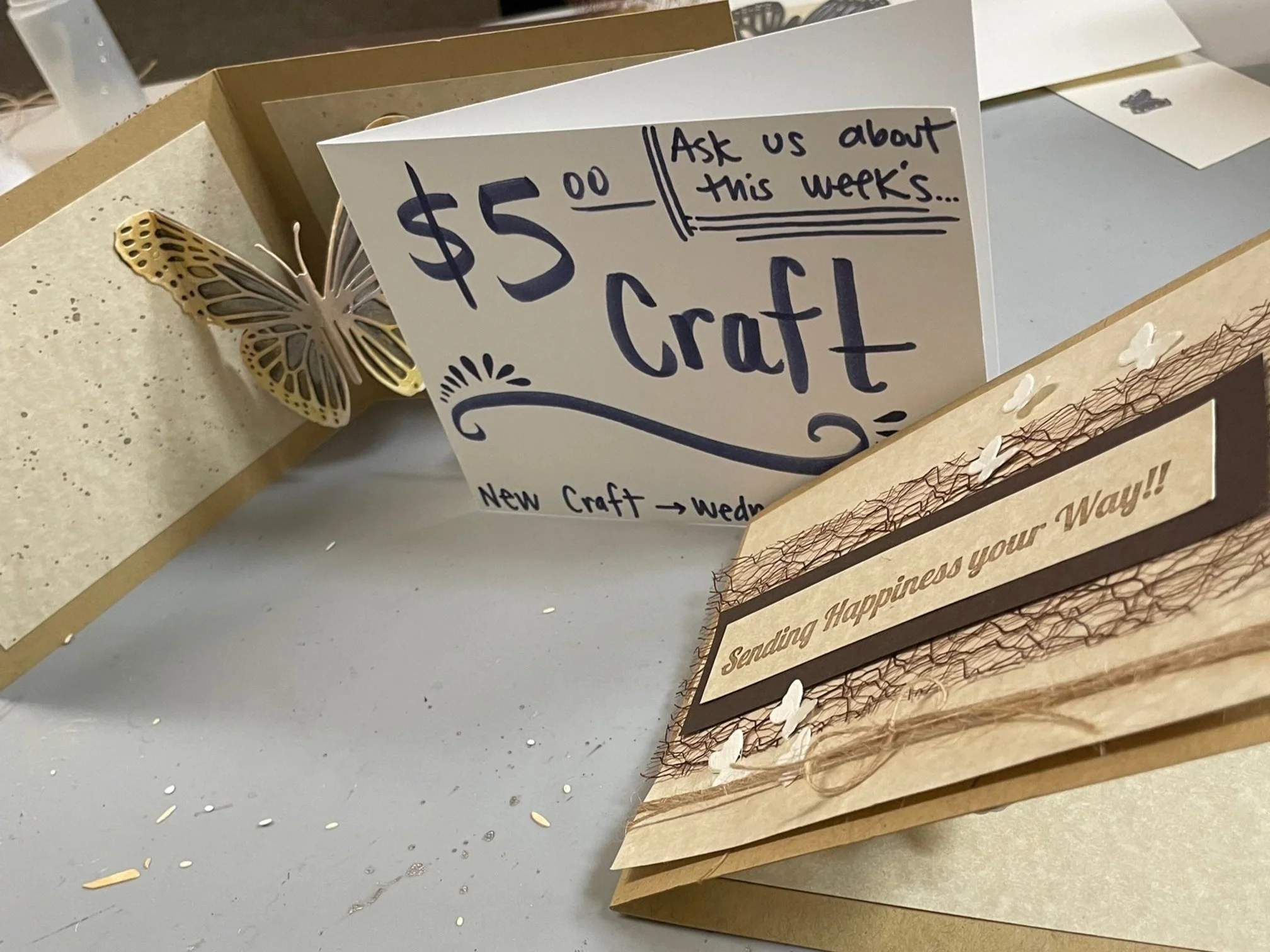 Pop-Up Butterfly Make and Take Card — Art & Happiness