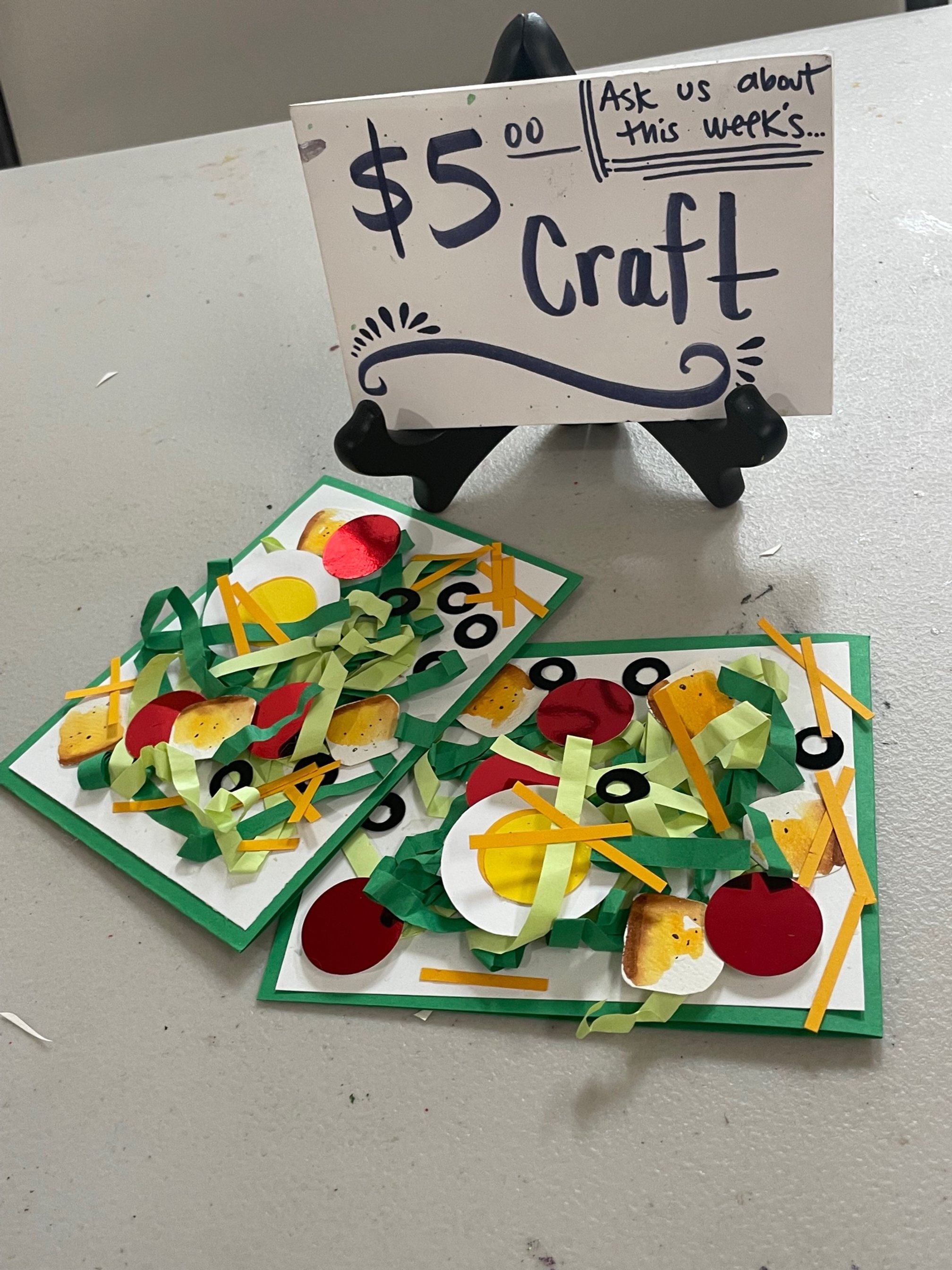 Salad Card Paper Craft — Art & Happiness