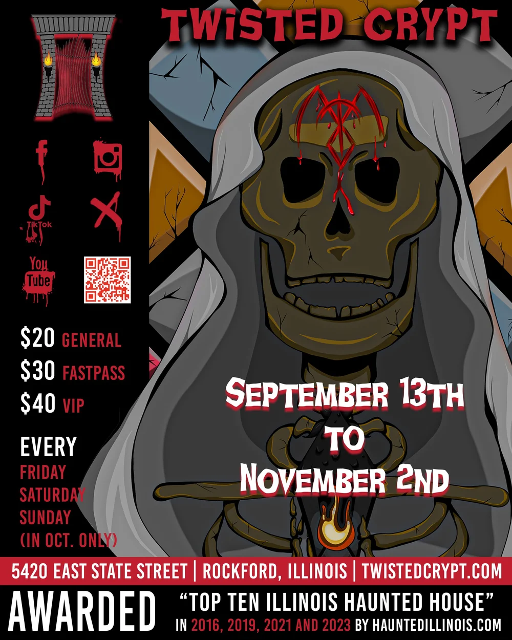 About — Twisted Crypt Haunted House