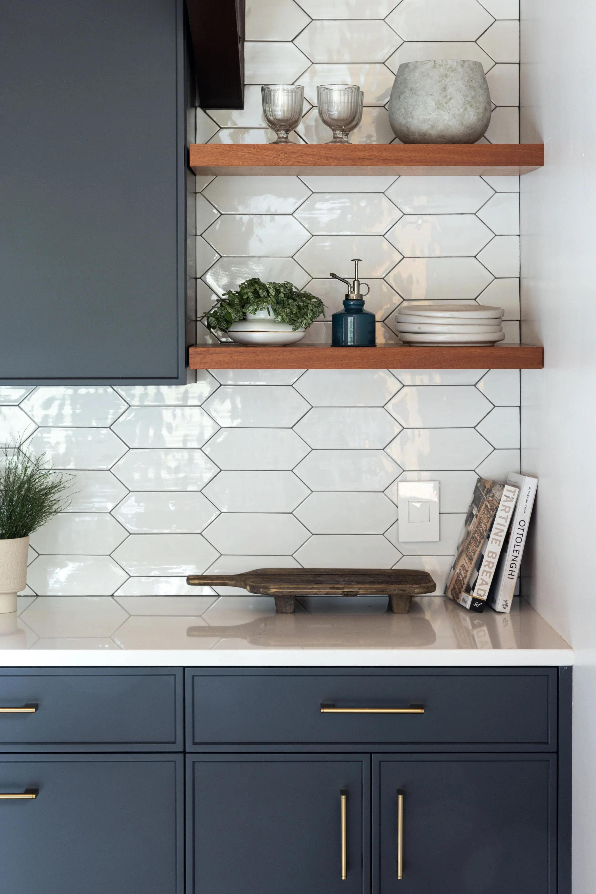 Moody Blue Deck House — Kitchen Cove Design Co.