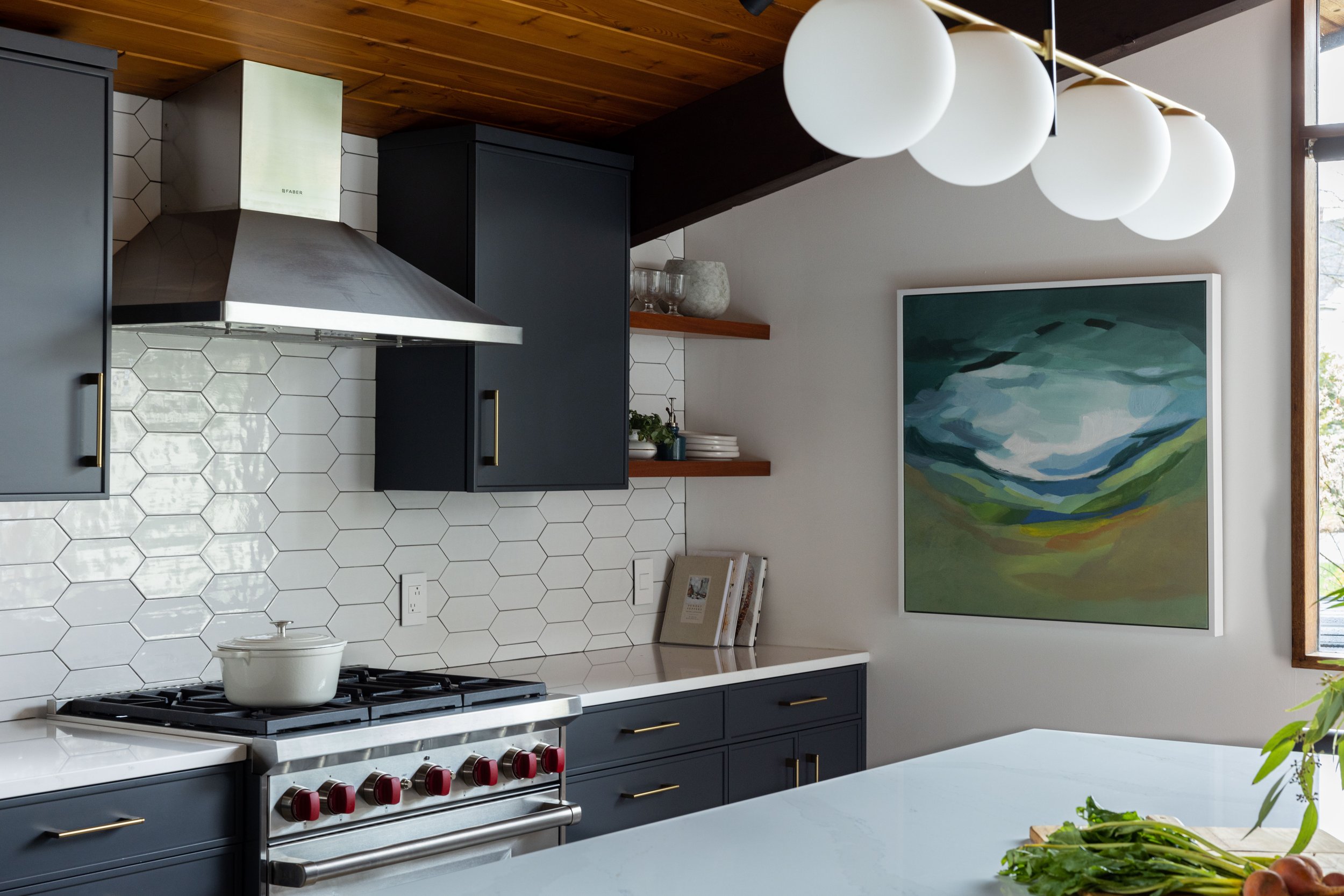 Moody Blue Deck House — Kitchen Cove Design Co.