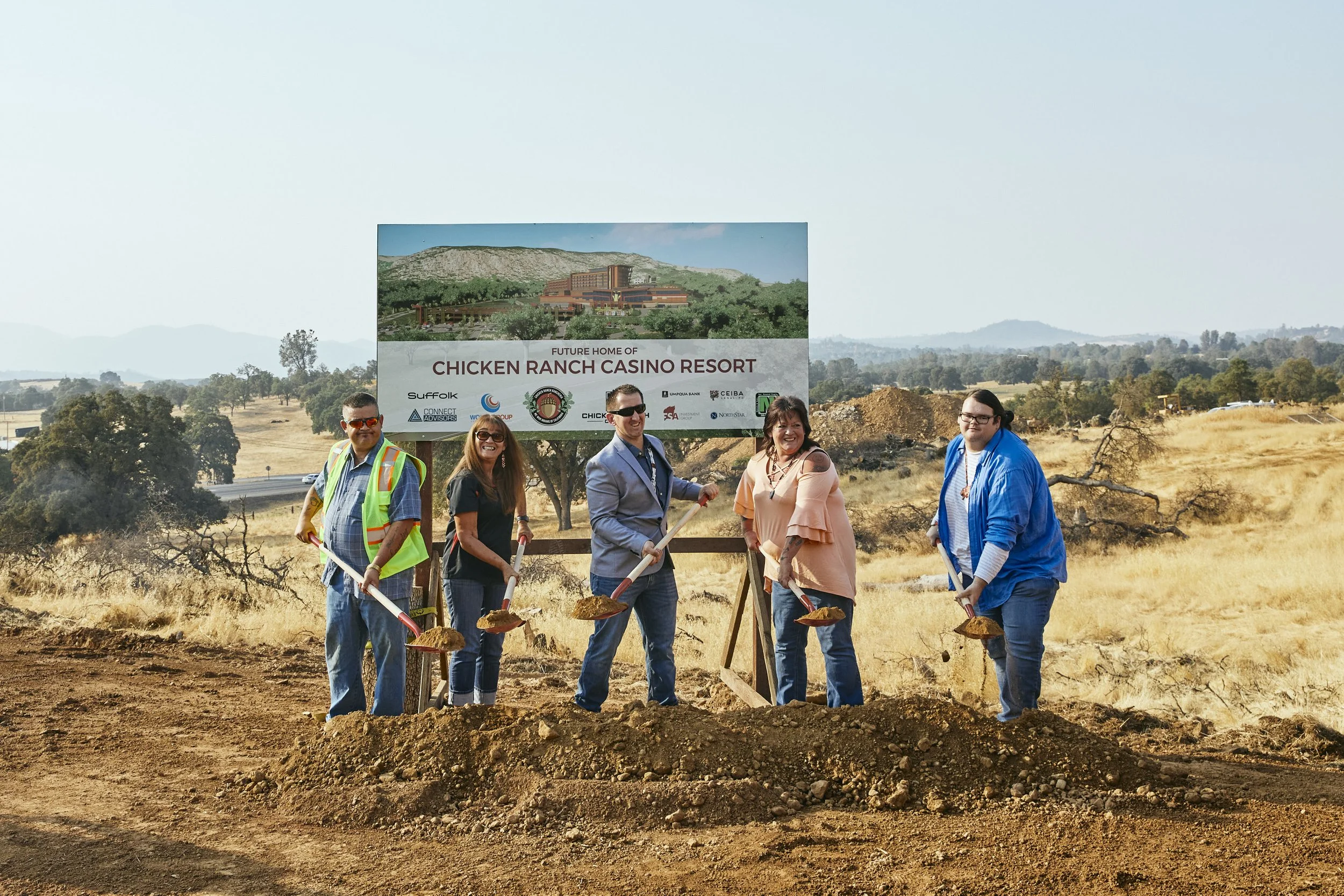 Groundbreaking the new Chicken Ranch Casino Resort — Chicken Ranch ...