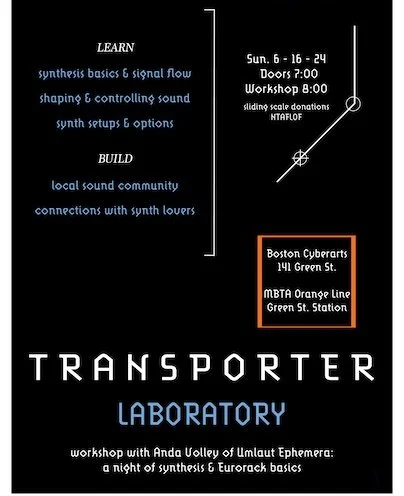 Transporter Boston — Boston Cyberarts