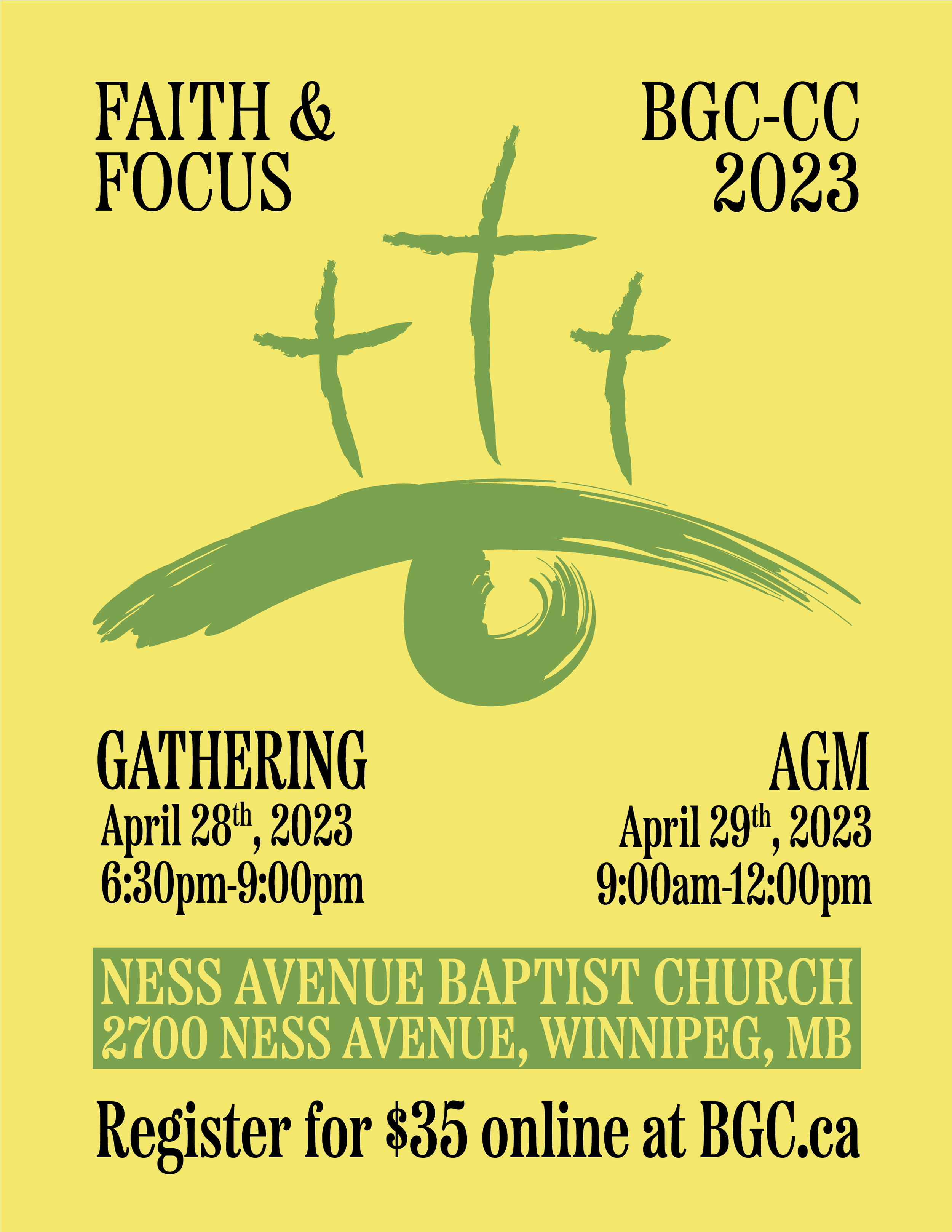 BGC-Central Registration — Baptist General Conference of Canada